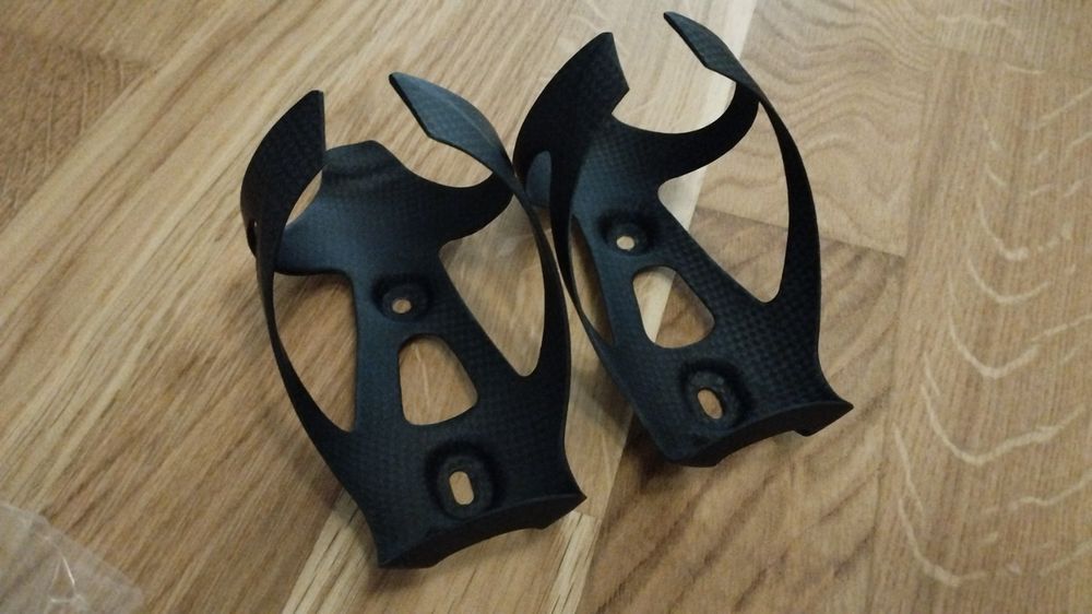2 Porte-bidon FULL CARBON MAT ultra light 22gr. (Neu (gemäss ...