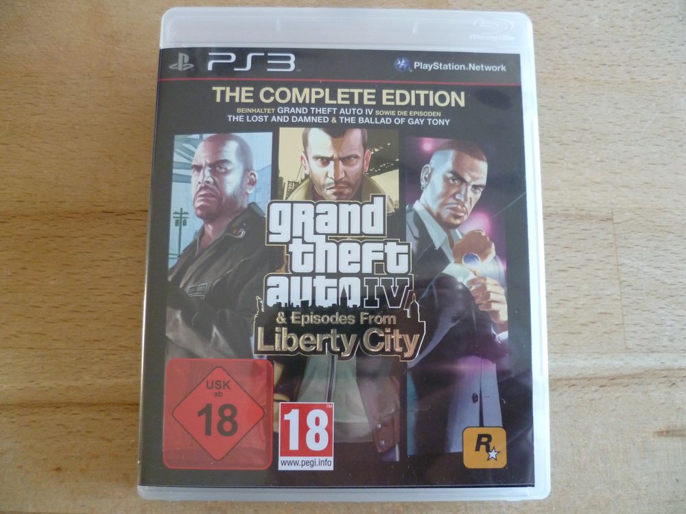 Grand Theft Auto IV & Episodes from Liberty City GTA - PS3 (Gebraucht ...