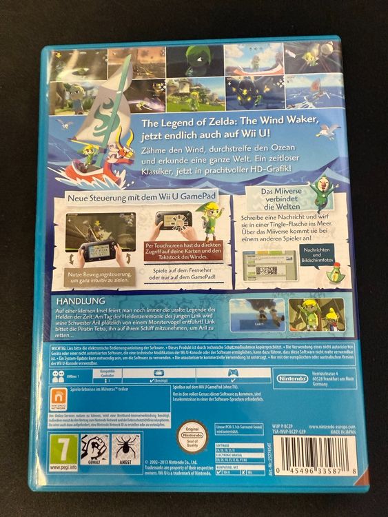 The Legend Of Zelda The Windwaker HD - Nintendo Wii U (Gebraucht) in Pont-de-la-Morge für CHF 65 ...
