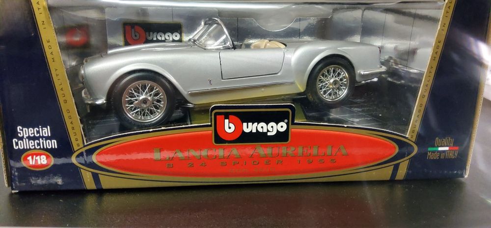 Modellauto LANCIA AURELIA B24 SPIDER (1955) Bburago 1:18 (Neu (gemäss Beschreibung)) in ...