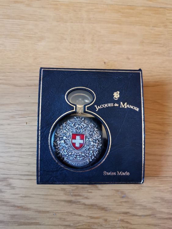 Taschenuhr Jacques du Manoir Swiss Made Edelweiss | Kaufen auf Ricardo