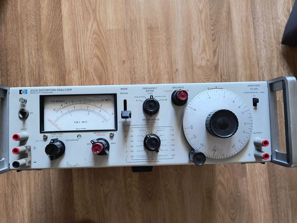 Hewlett Packard 333A Distortion Analyzer gebraucht s. Fotos (Gebraucht ...