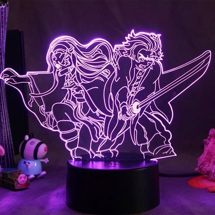 Nezuko & Tanjiro - Anime 3D Led Lampe (Neu und originalverpackt) in St ...