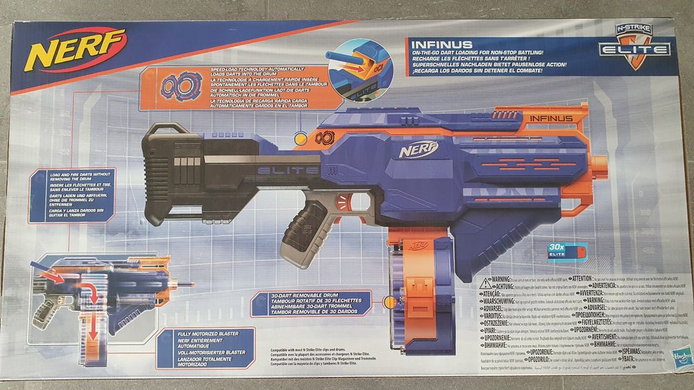 Hasbro Nerf N-Strike Elite Infinus voll-motorisiert (Neu (gemäss ...