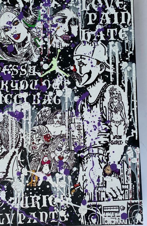 Großes Pop Art Gemälde unleserlich Signiert (Gebraucht) in Root für CHF 45 – mit Lieferung auf ...