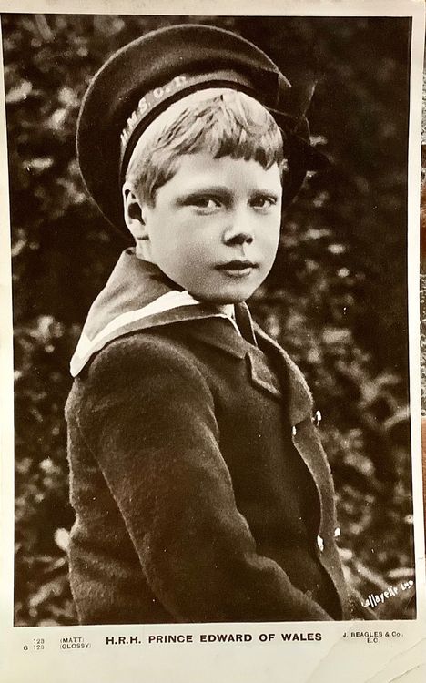 1908 Antike Foto AK - Royal Family King Edward VIII England (Gebraucht ...
