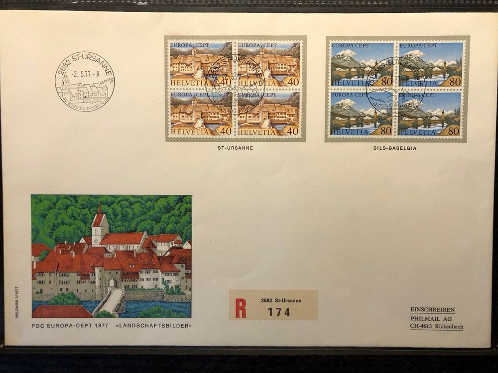 FDC Grossbrief Europa Cept 1977 (Ortsn.) (Neu (gemäss Beschreibung)) in Kirchenthurnen für CHF 2 ...