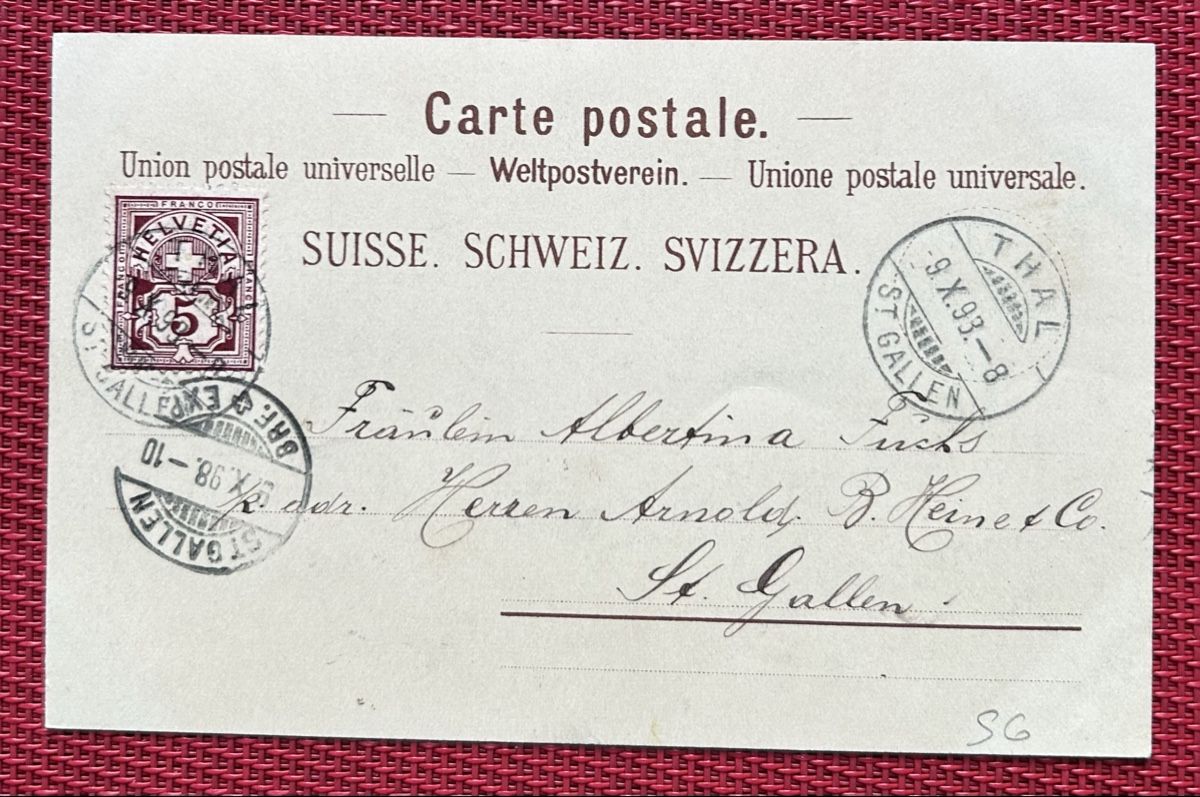 Thal Buchen Staad Strichlitho 1898 (Gebraucht) in Horw für CHF 25 – mit Lieferung auf Ricardo kaufen