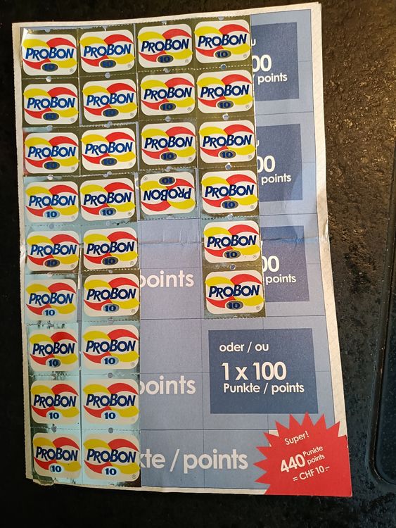 probon 280Punkte (Neu (gemäss Beschreibung)) in Wallisellen für CHF 10 ...