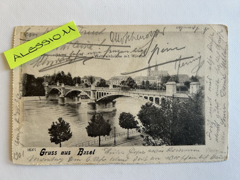 Gruss aus Basel Wettsteinbrücke 1901 (Gebraucht) in Fanas für CHF 6.8 – mit Lieferung auf ...