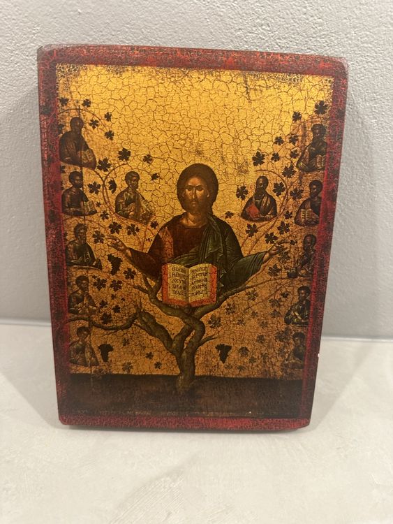 Antike Ikone Jesus Christus Rebe Apostel 🖼️ (Neu (gemäss Beschreibung)) in Nebikon für CHF 30 ...