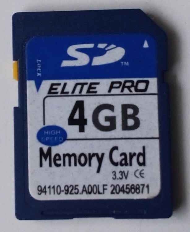 carte mémoire SD 4Gb (Gebraucht) in Fribourg für CHF 4 – nur Abholung auf Ricardo kaufen