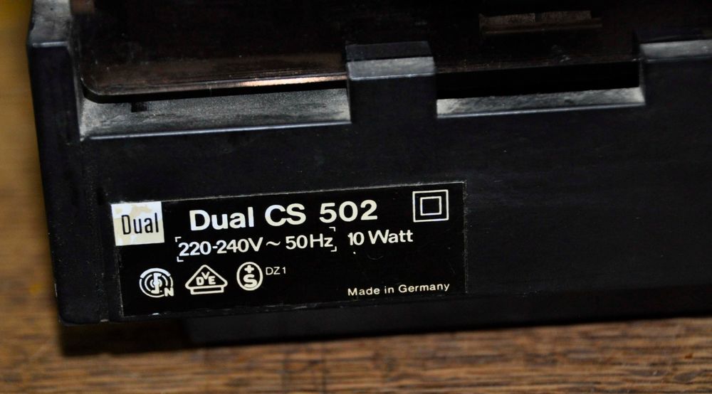 DUAL CS 502 Plattenspieler zum Restaurieren (Gebraucht) in Härkingen für CHF 23 – mit Lieferung ...