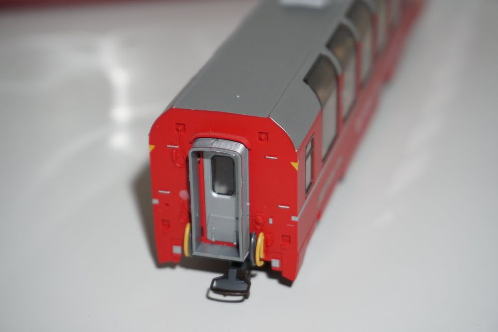 BEMO - RhB B 2505 Panoramawagen 2.Klasse Bernina Express H0m (Gebraucht) in Matten b. Interl für ...