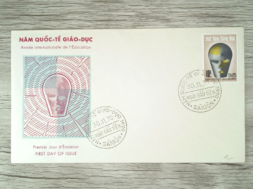 TR05 Enveloppe + Timbre Vietnam 1970 (Gebraucht) in Cousset für CHF 0. ...
