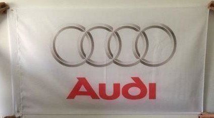 Audi Fahne Flag Flagge 90 x 150 cm A3 A4 A5 A6 A7 RS6 RS3 S6 (Neu und ...