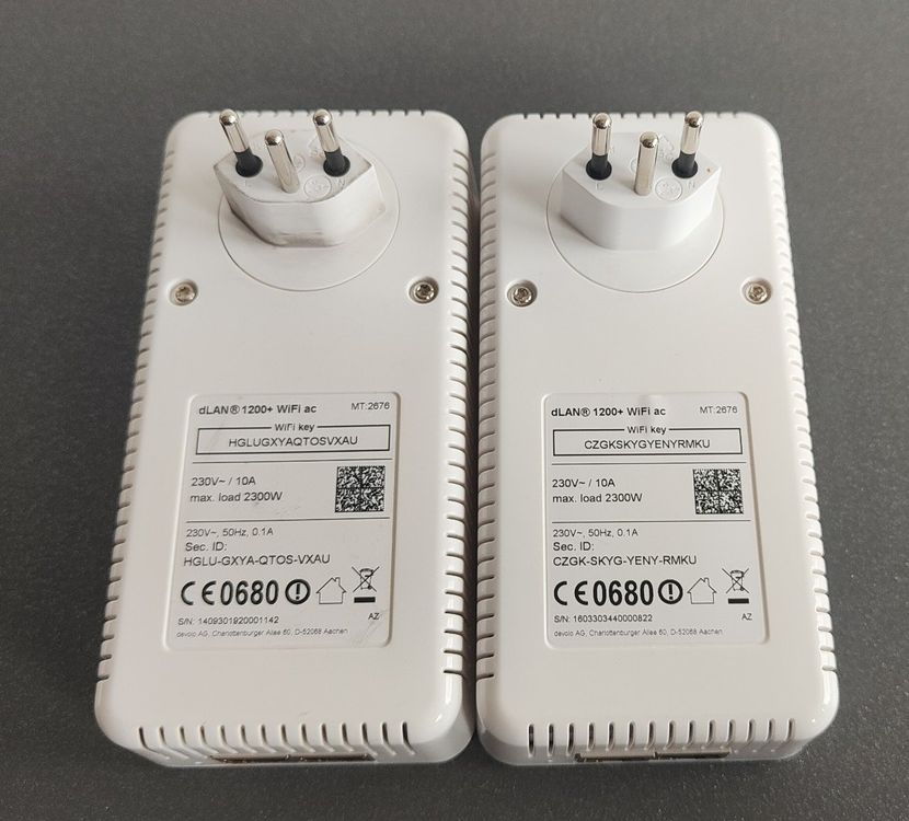 Zwei Devolo dLAN 1200+ WiFi ac (Gebraucht) in Oberrohrdorf für CHF 100 ...