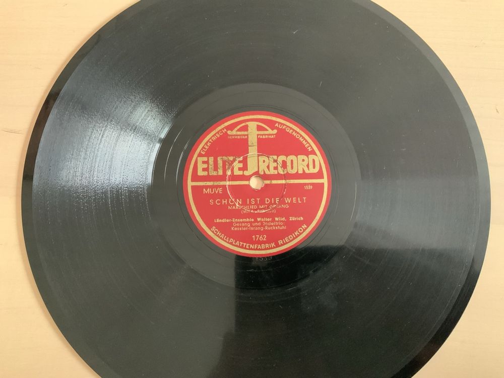 Schellackplatte Ländlerensemle Walter Wild (Gebraucht) in Muotathal für ...