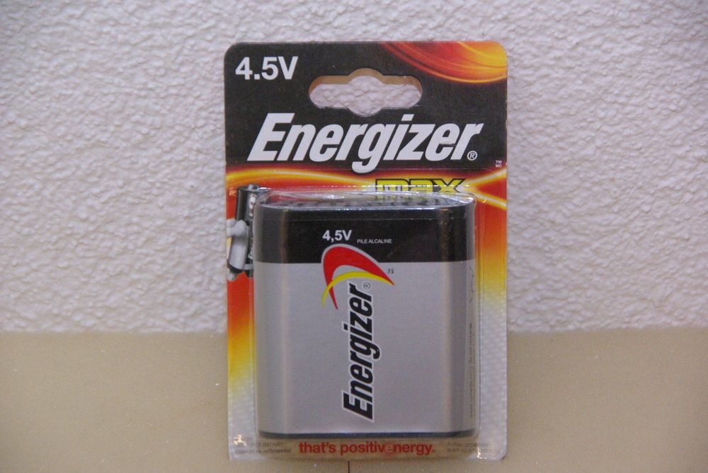 Energizer 4,5 Volt - Blockbatterie - in OVP (Neu und originalverpackt ...