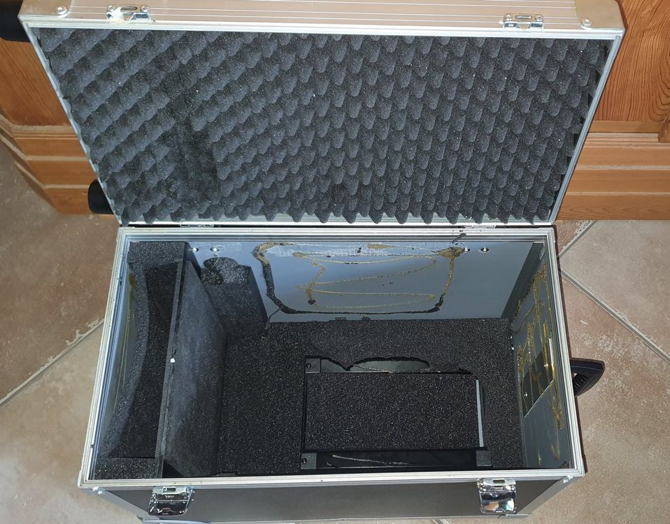 Flightcase Transportbox Trolley Transportkiste auf 2 Rollen (Gebraucht ...