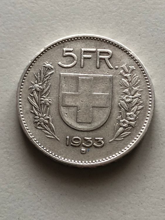 5 Fr. 1933 (Gebraucht) in Schötz für CHF 12 – mit Lieferung auf Ricardo kaufen