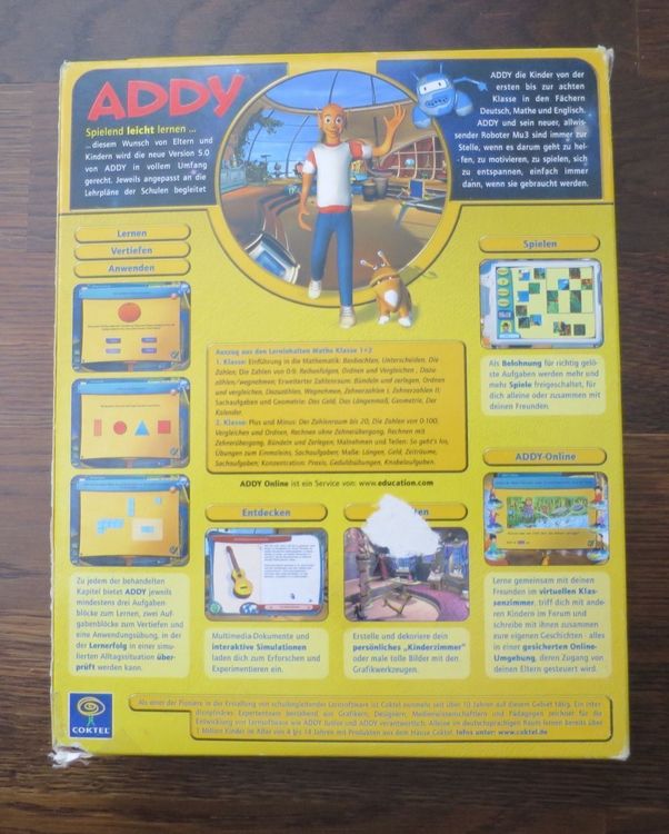 Addy Kids Mathe CD Rom 1 + 2 Klasse (Gebraucht) in Emmenbrücke für CHF ...