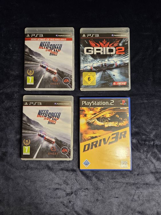 4 Rennspiele (PS2 & PS3): Grid 2, Driver 3... (Gebraucht) in Brunnen ...