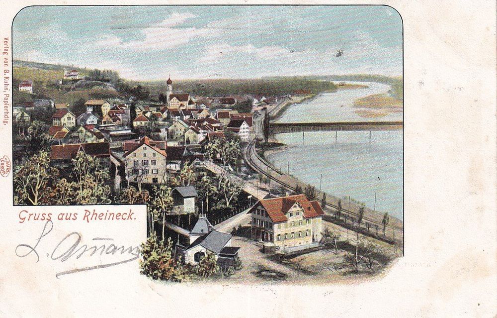 Rheineck SG um 1901 (Gebraucht) in Niedergesteln für CHF 5.7 – mit Lieferung auf Ricardo kaufen