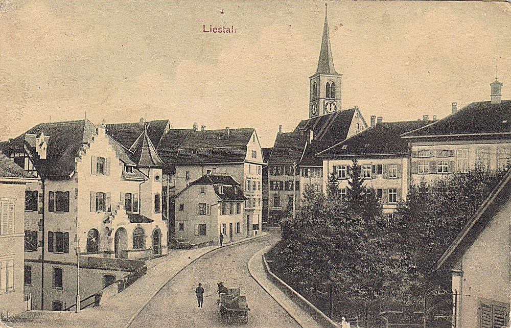 Liestal (BL) Quartieraufnahme. 1908 | Kaufen auf Ricardo