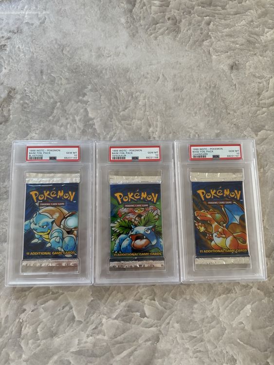 Pokemon Base Set Booster PSA 10 (Neu und originalverpackt) in Eschen ...