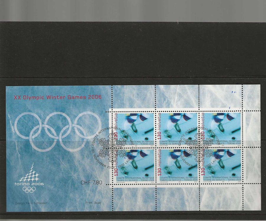 timbre SDN 5 feuille de 6 timbres SBK Fr. 35.-- (Gebraucht) in ...