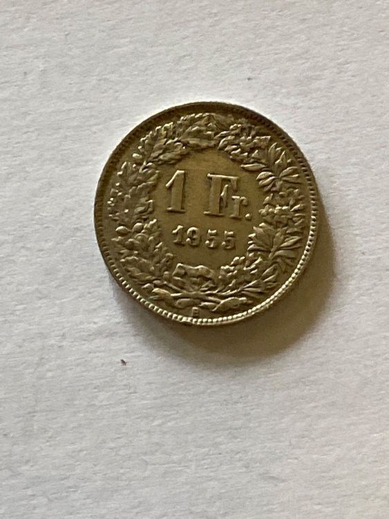 1Fr. Silber Schweiz 1955 ss+ | Kaufen auf Ricardo