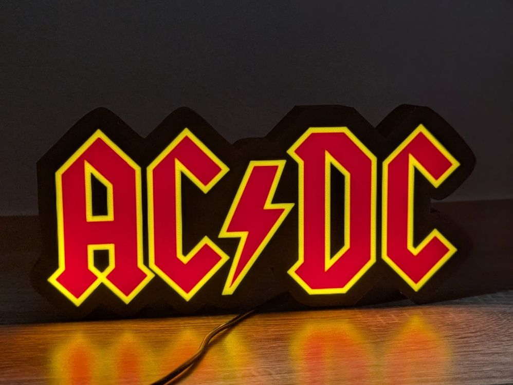 Enseigne Lumineuse AC/DC led avec interrupteur USB (Neu (gemäss ...