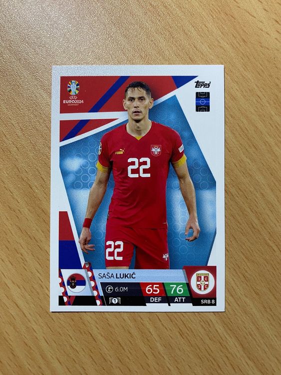 Topps Match Attax Euro 2024 Sasa Lukic | Kaufen auf Ricardo