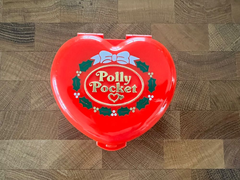 Polly Pocket Mini - 1989 - Christmas Compact Play Set (Gebraucht) in ...