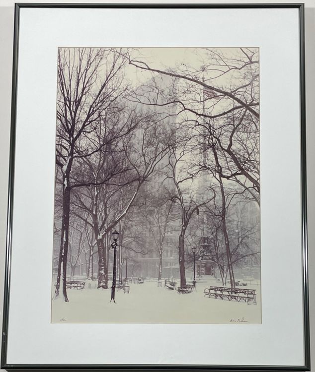 Der Park im Winter Fotografie unleserlich Signiert (Gebraucht) in Root für CHF 25 – mit ...