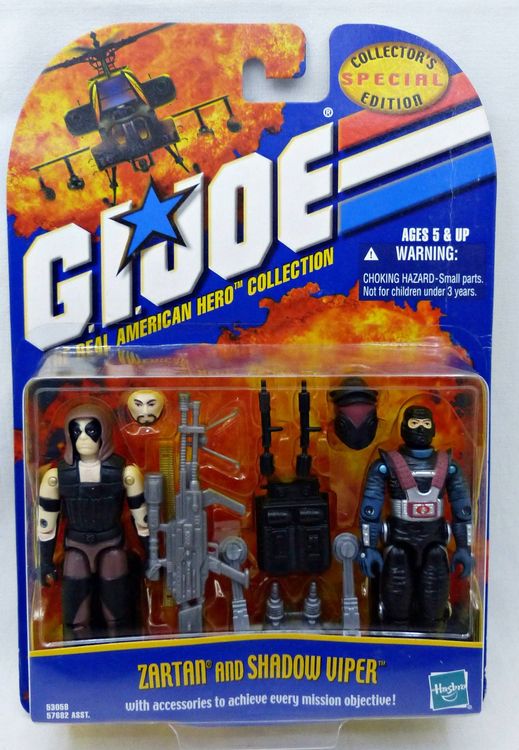 GI JOE ZARTAN & SHADOW VIPER SPECIAL EDITION HASBRO 2001 USA (Neu und ...