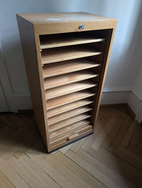 Vintage Büro Holz Möbel aus Poststelle (Gebraucht) in Basel für CHF 25 ...