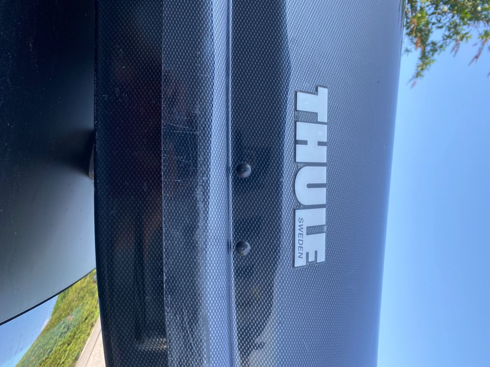 Thule Vision 650 Dachbox schwarz Carbon Optik | Kaufen auf Ricardo