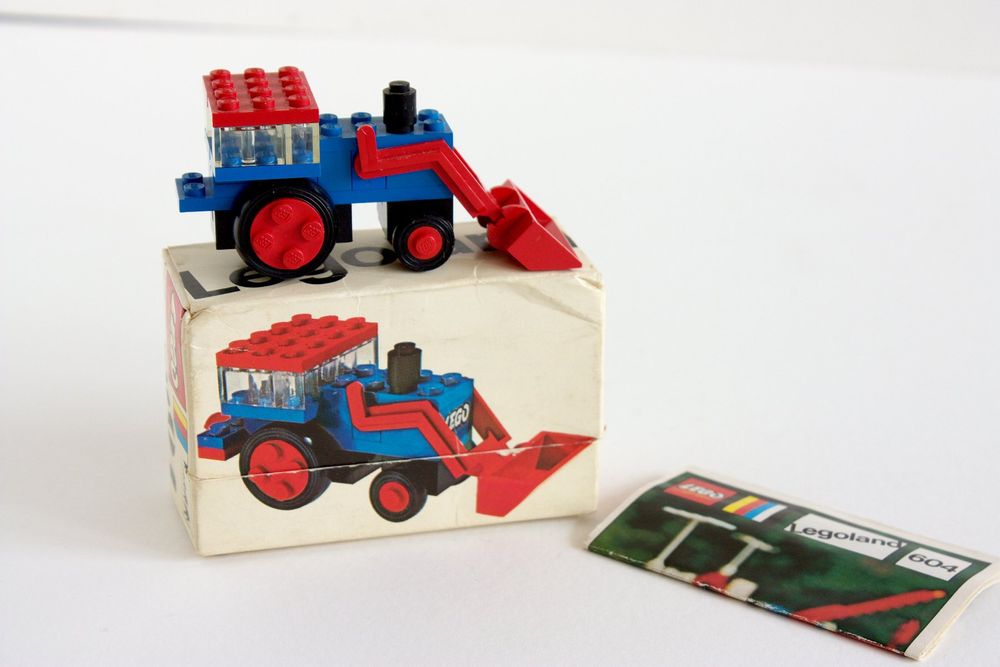 LEGO Legoland 604 - Traktor Frontlader Schaufellader 1971 (Gebraucht ...