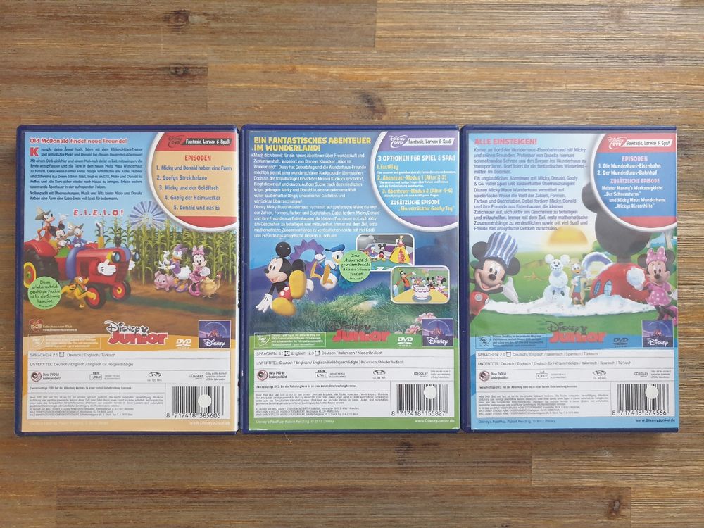 3 Stück Micky Maus Wunderhaus DVD | Kaufen auf Ricardo