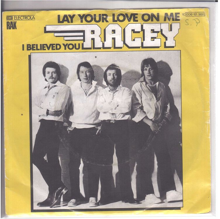 RACEY- LAY YOUR LOVE ON ME (Gebraucht) in Oberwil (Dägerlen) für CHF 3 ...