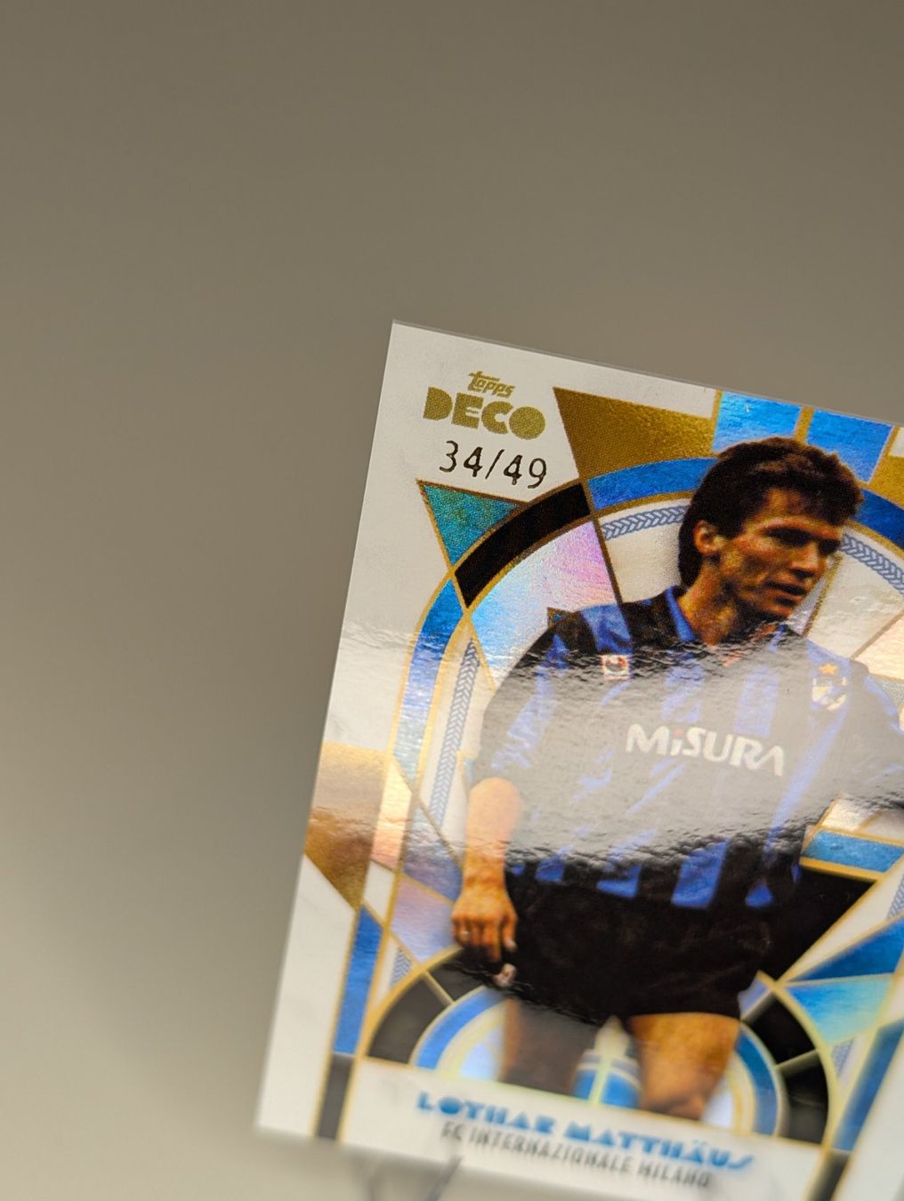 Lothar Matthäus Topps Deco Card FC Inter Mailand 34/49 (Neu (gemäss ...