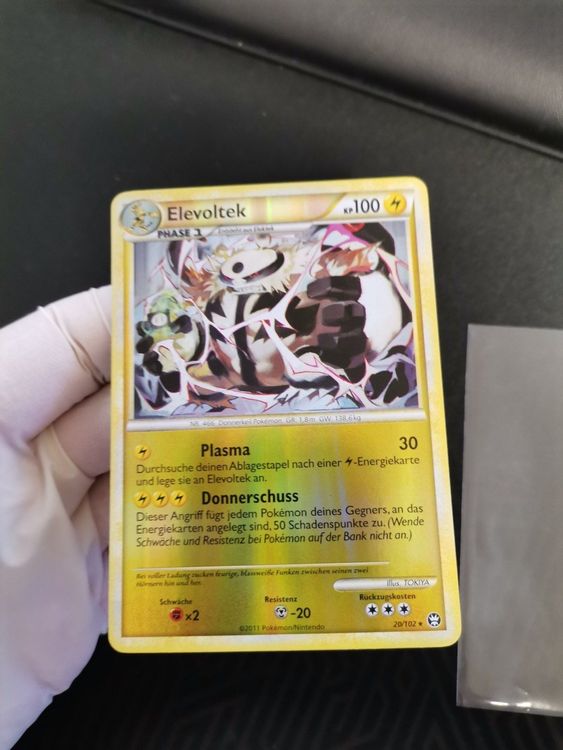 Elevoltek reverse Holo Pokemon Karte (Gebraucht) in für CHF 3 – mit ...