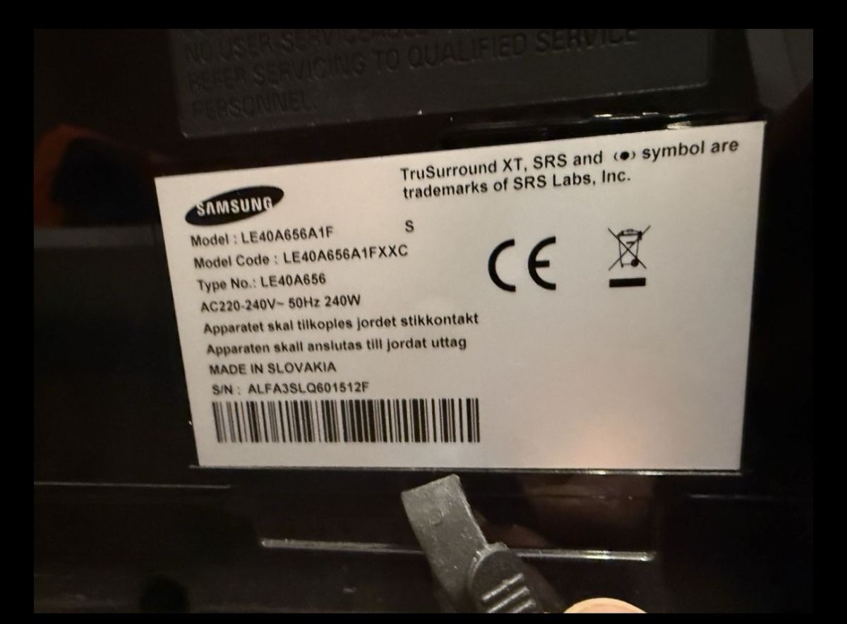 Samsung TV, Modell LE40A656A1F, 40 Zoll, Top Zustand! (Gebraucht) in ...