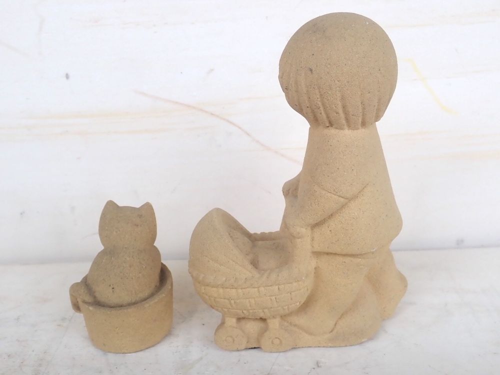 Marbell Stone Art Figur Katze Mädchen Belgien Design Vintage (Gebraucht) in Wil SG für CHF 29 ...