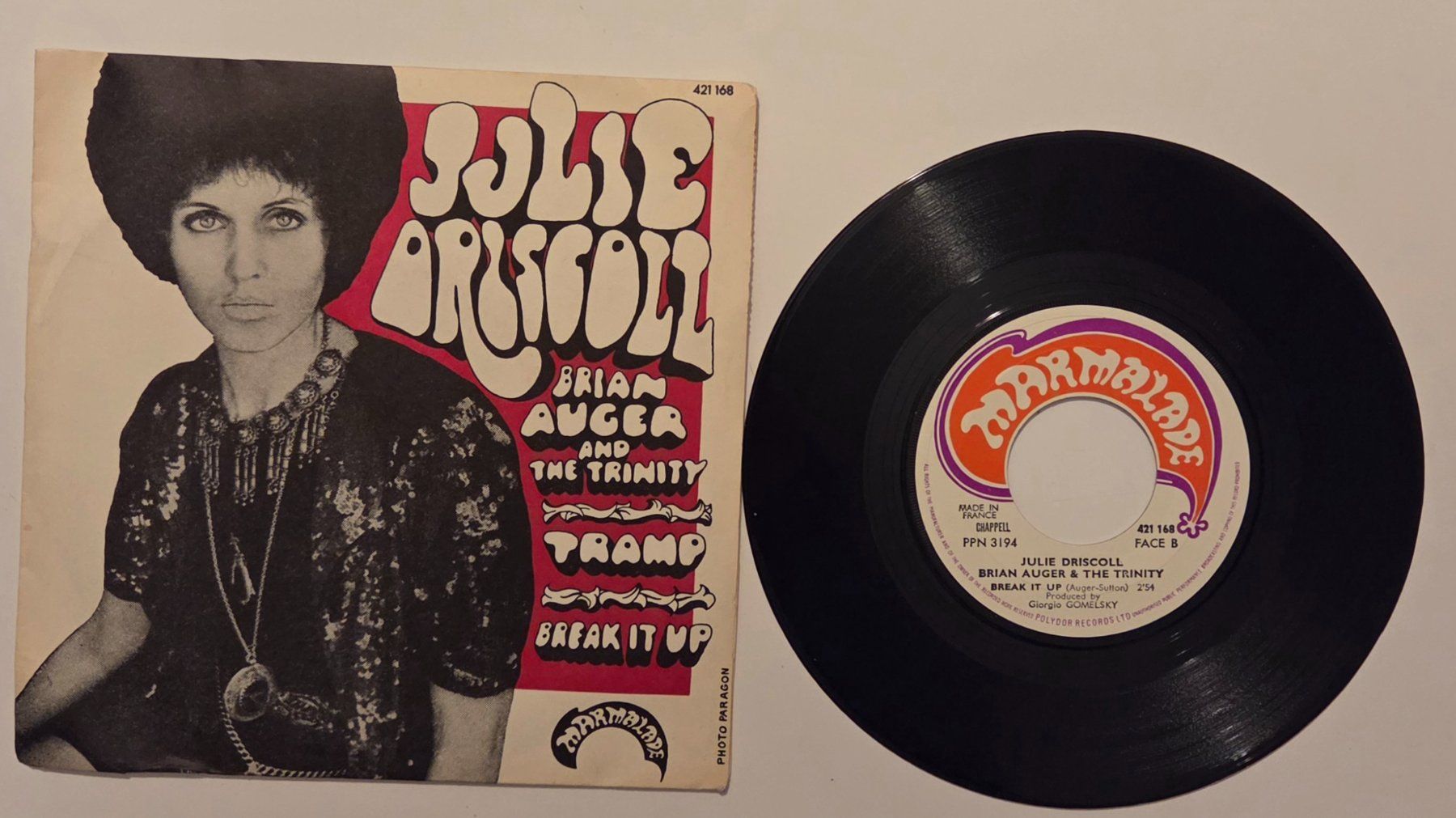 JULIE DRISCOL BRIAN AUGER AND THE TRINITY 1967 FRANCE (Gebraucht) in ...