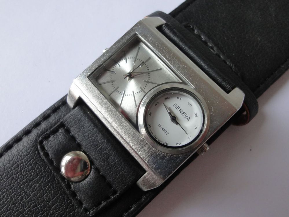 Herrenuhr TWO TIMER zwei Zeitzonen NEU (Neu (gemäss Beschreibung)) in ...