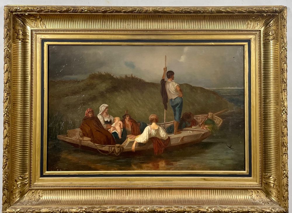 Francois Joseph de Backer (1812-1872) grosses Gemälde (Gebraucht) in ...