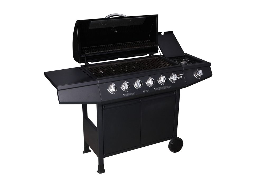 Barbecue gaz Fireplus Style 6 brûleurs + réchaud latéral (Neu (gemäss ...
